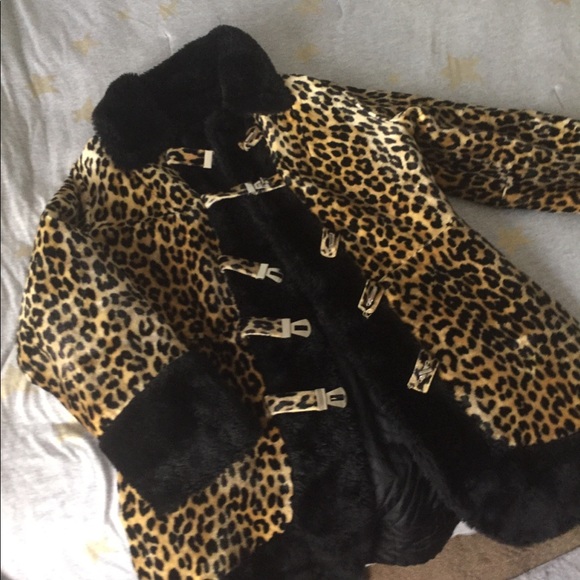 Vintage | Jackets & Coats | Authentic 7s Vintage Cheetah Print Coat ...